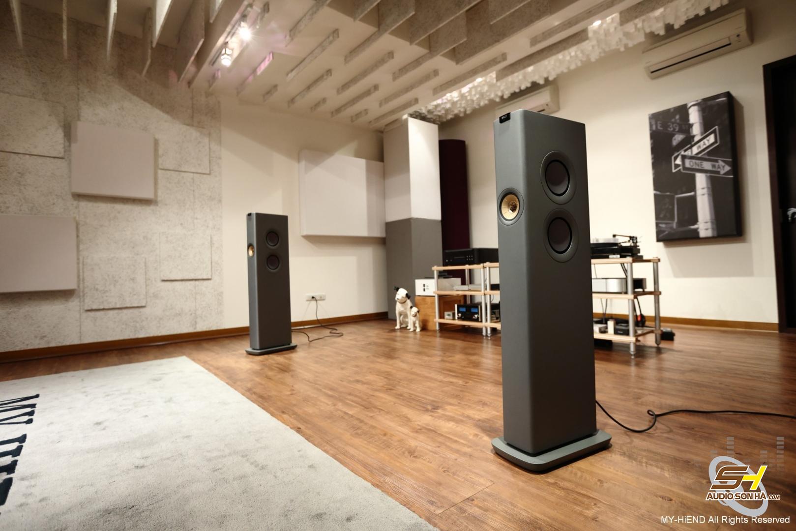 Hệ thống nghe nhạc Loa không dây KEF LS60 Wireless & Sub Kef KC62